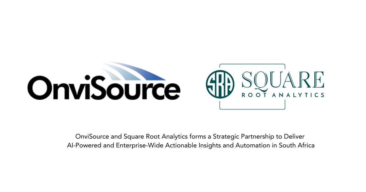 OnviSource and Square Root Data Analytics Announce Strategic ...