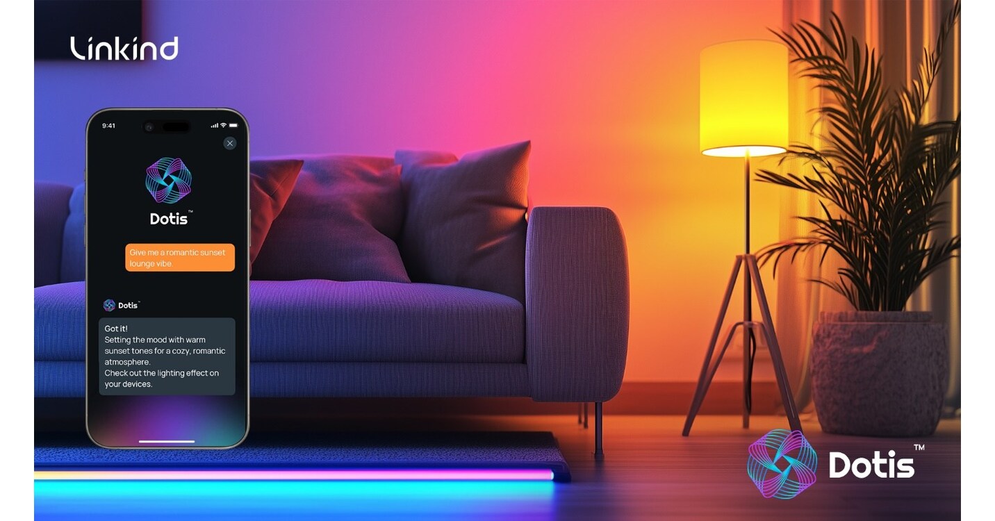 Linkind Unveils AI-Powered Light Show Creation in the AiDot App