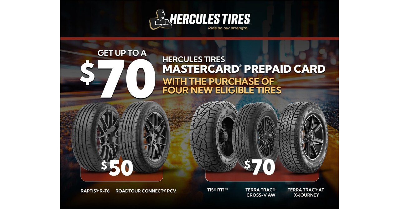 HERCULES TIRES LAUNCHES FALL U.S. REBATE PROMOTION