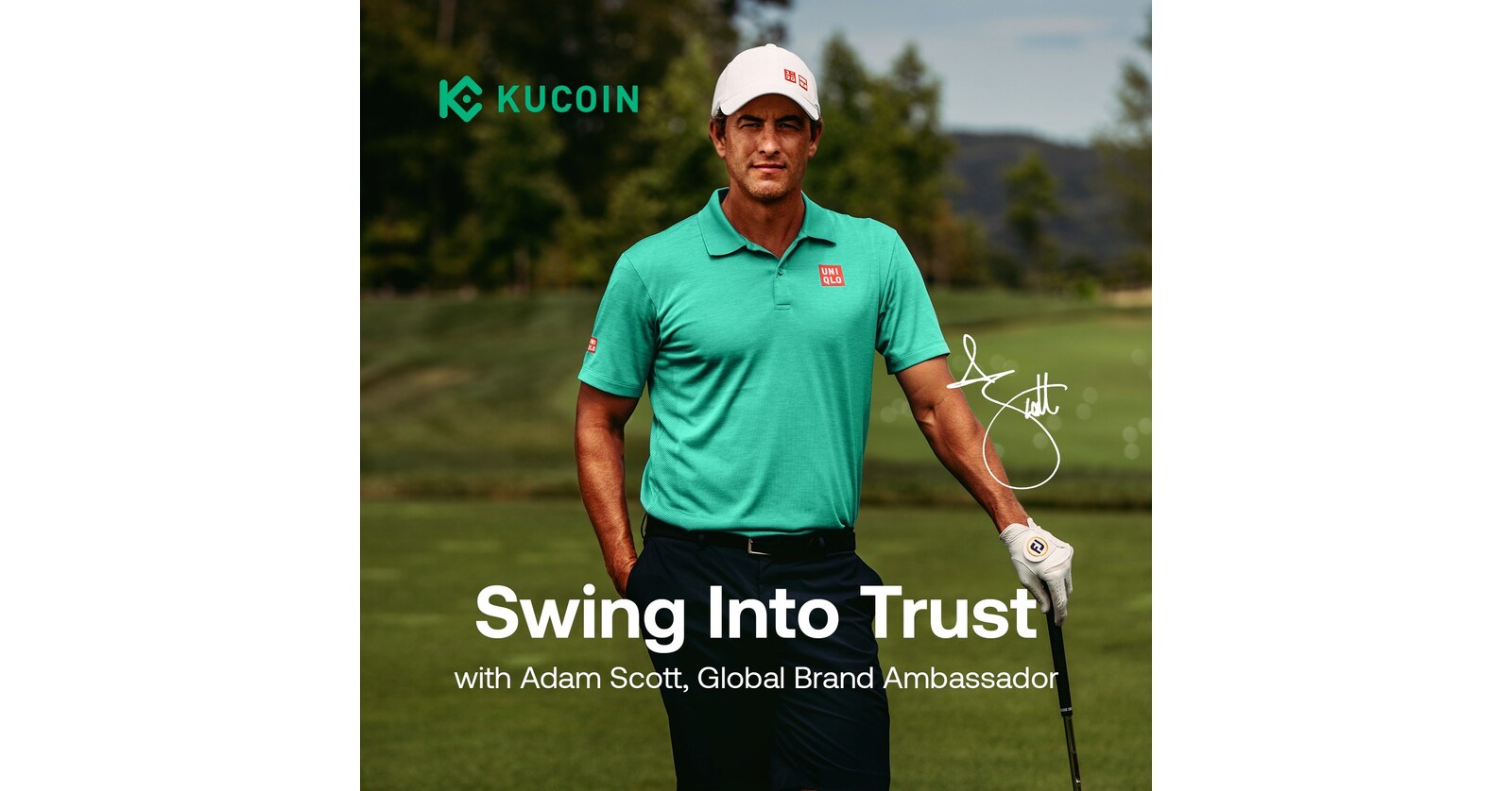 Bintang Golf Adam Scott Jadi "Global Brand Ambassador" Pertama KuCoin