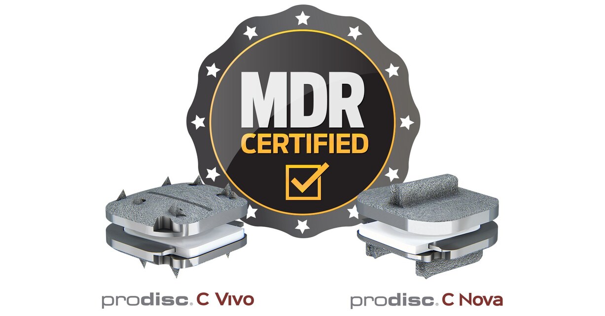 Centinel Spine® Receives MDR Certification for prodisc® C Vivo and ...