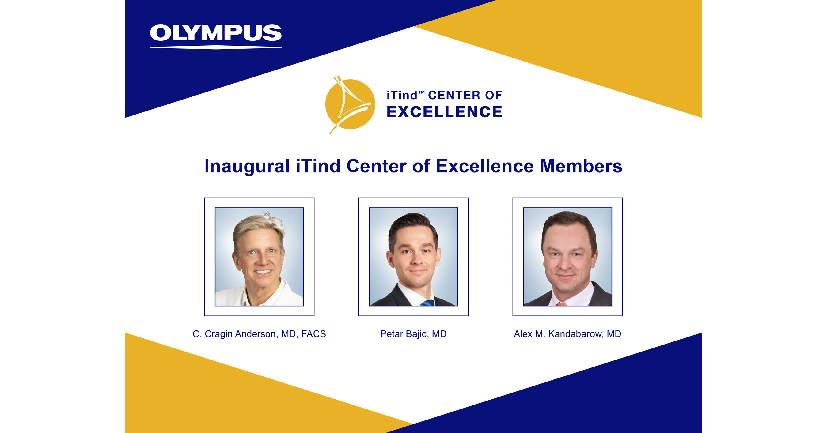 Olympus Announces iTind™ Center of Excellence Program to Advance ...