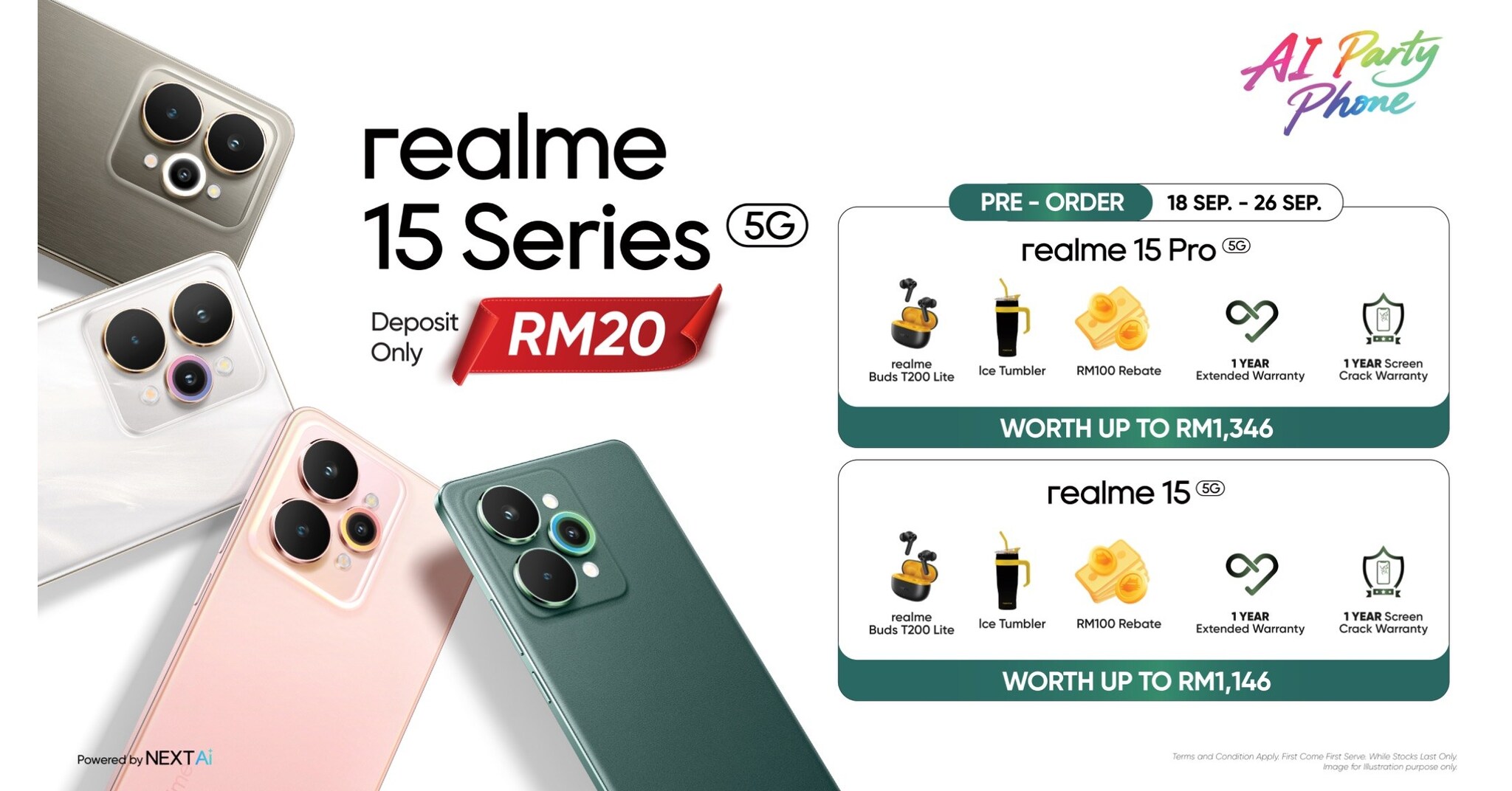 realme 15 Series Offers Next-level 3-in-1 Imaging Revolution; Pre-order ...