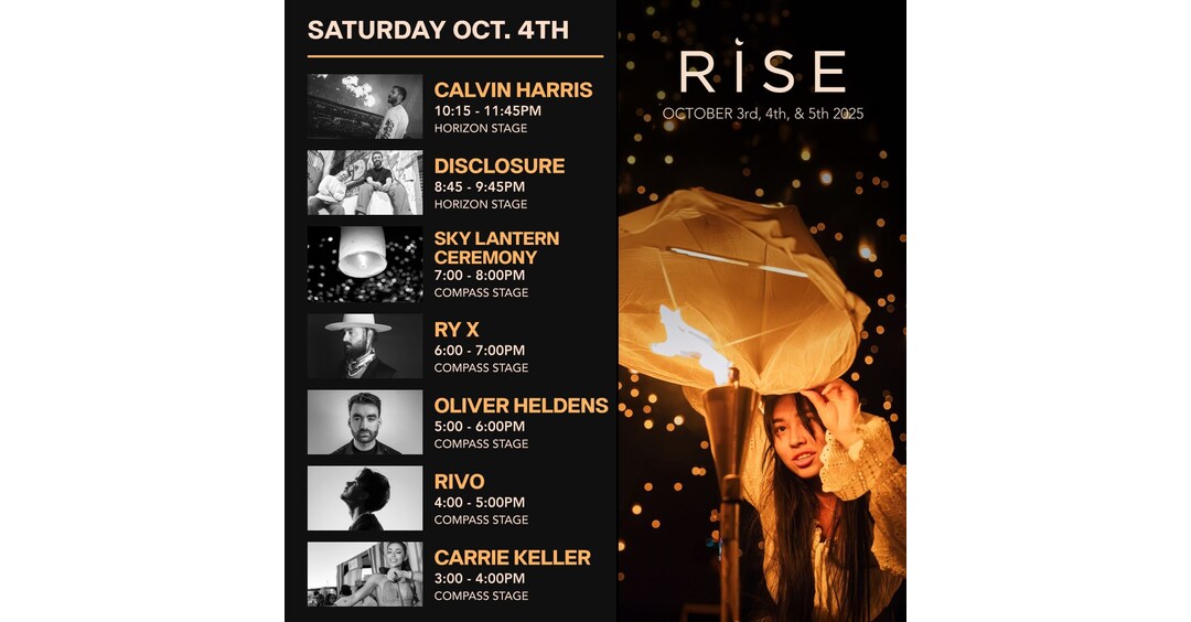 RISE FESTIVAL UNVEILS OFFICIAL SCHEDULE FOR 10TH ANNIVERSARY ...