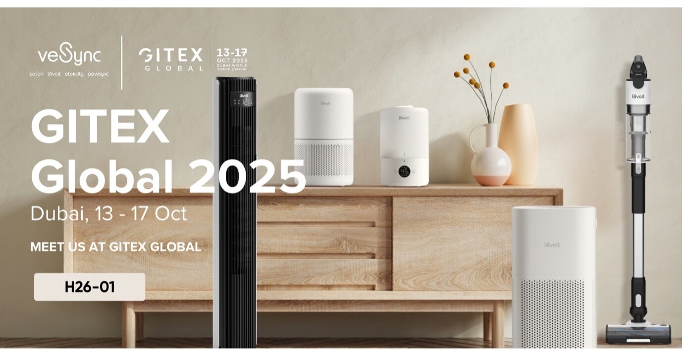 VeSync Unveils Full Wellness Ecosystem at GITEX 2025: Levoit, Cosori, and Etekcity Unite to ...