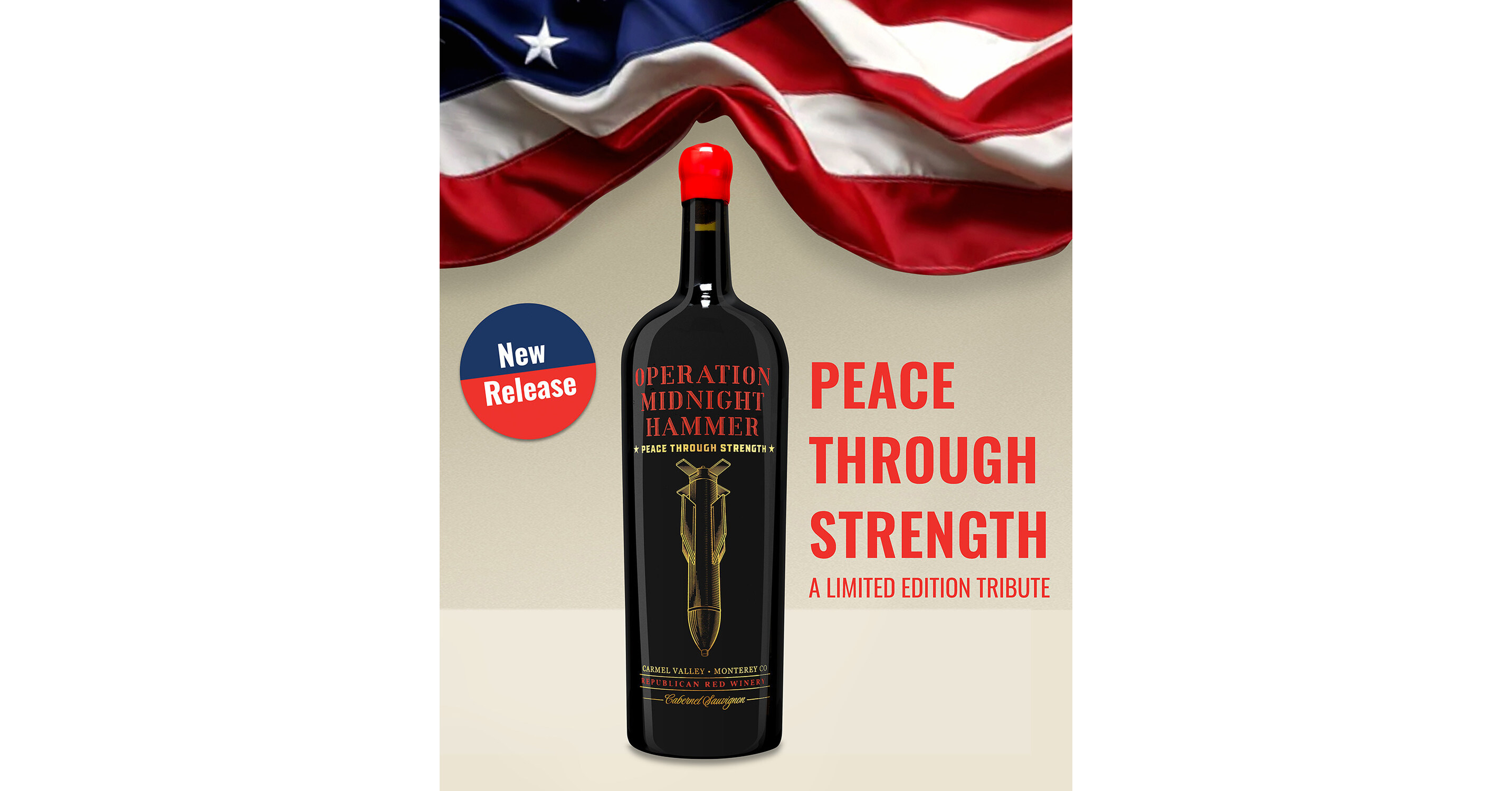 REPUBLICAN RED WINERY CELEBRATES HISTORIC MIDDLE EAST PEACE DEAL WITH ...