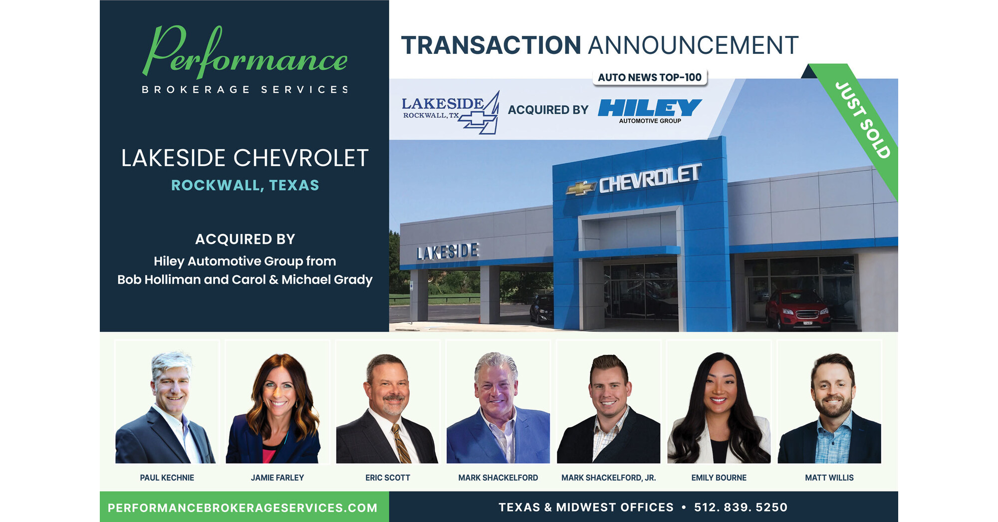 Performance Brokerage Services Advises on the Sale of Lakeside ...
