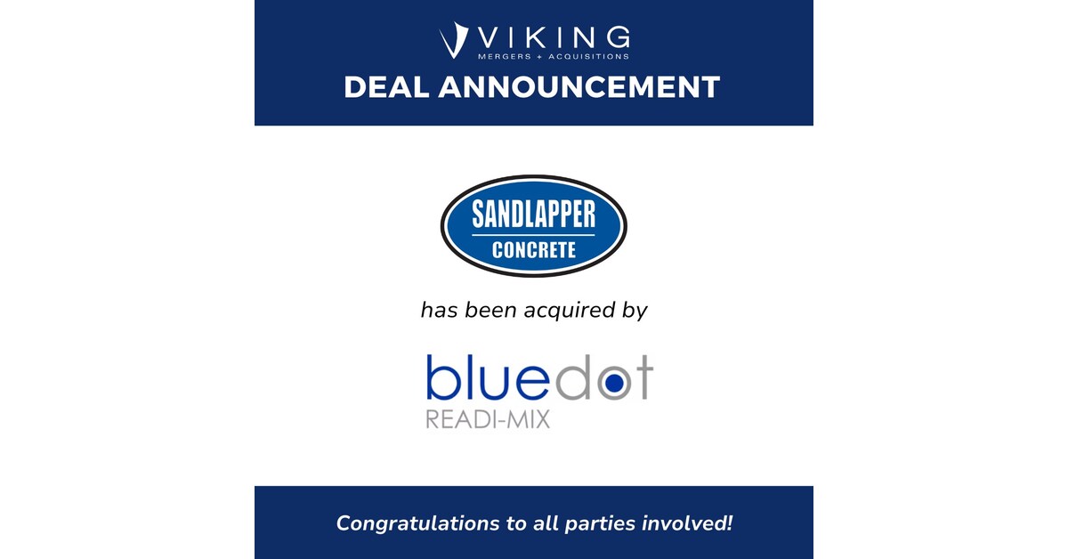 Sandlapper Concrete Acquired by Blue Dot Readi-Mix
