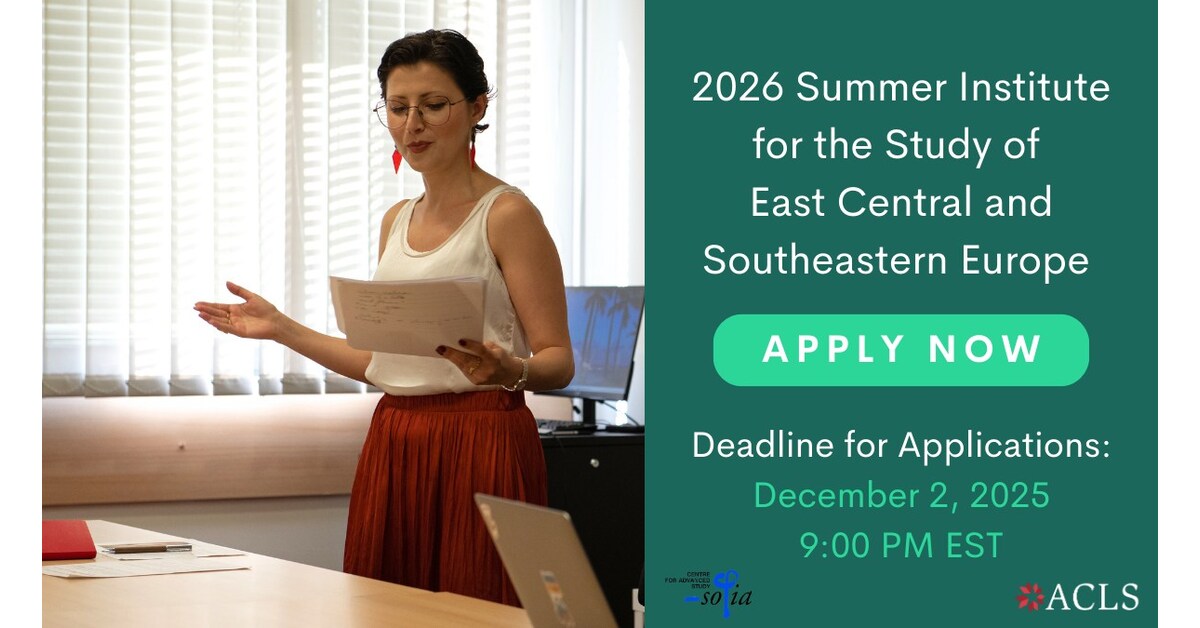 American Council of Learned Societies Accepting Applications for 2026 ...