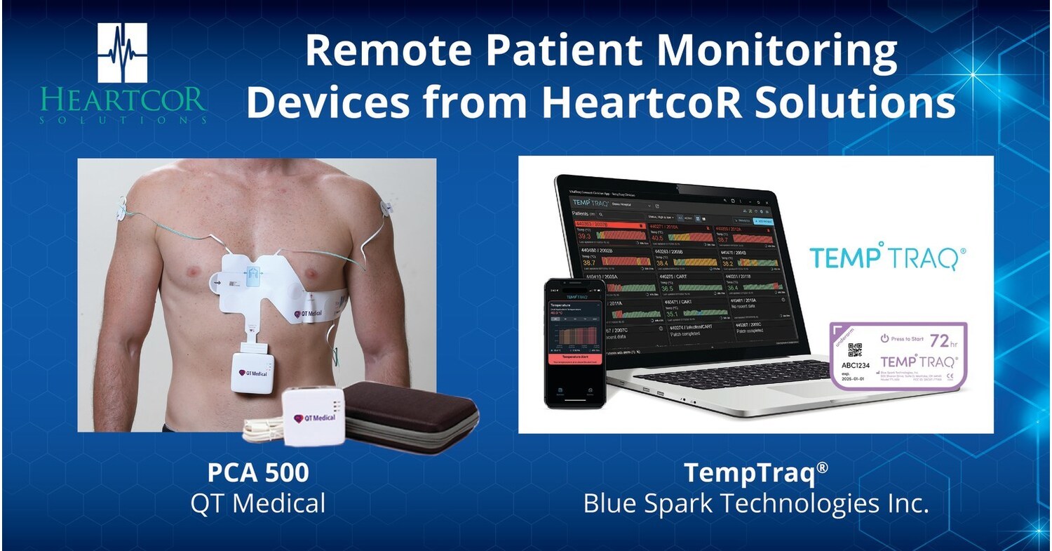 HeartcoR Solutions Expands Suite of Remote Patient Monitoring Devices ...