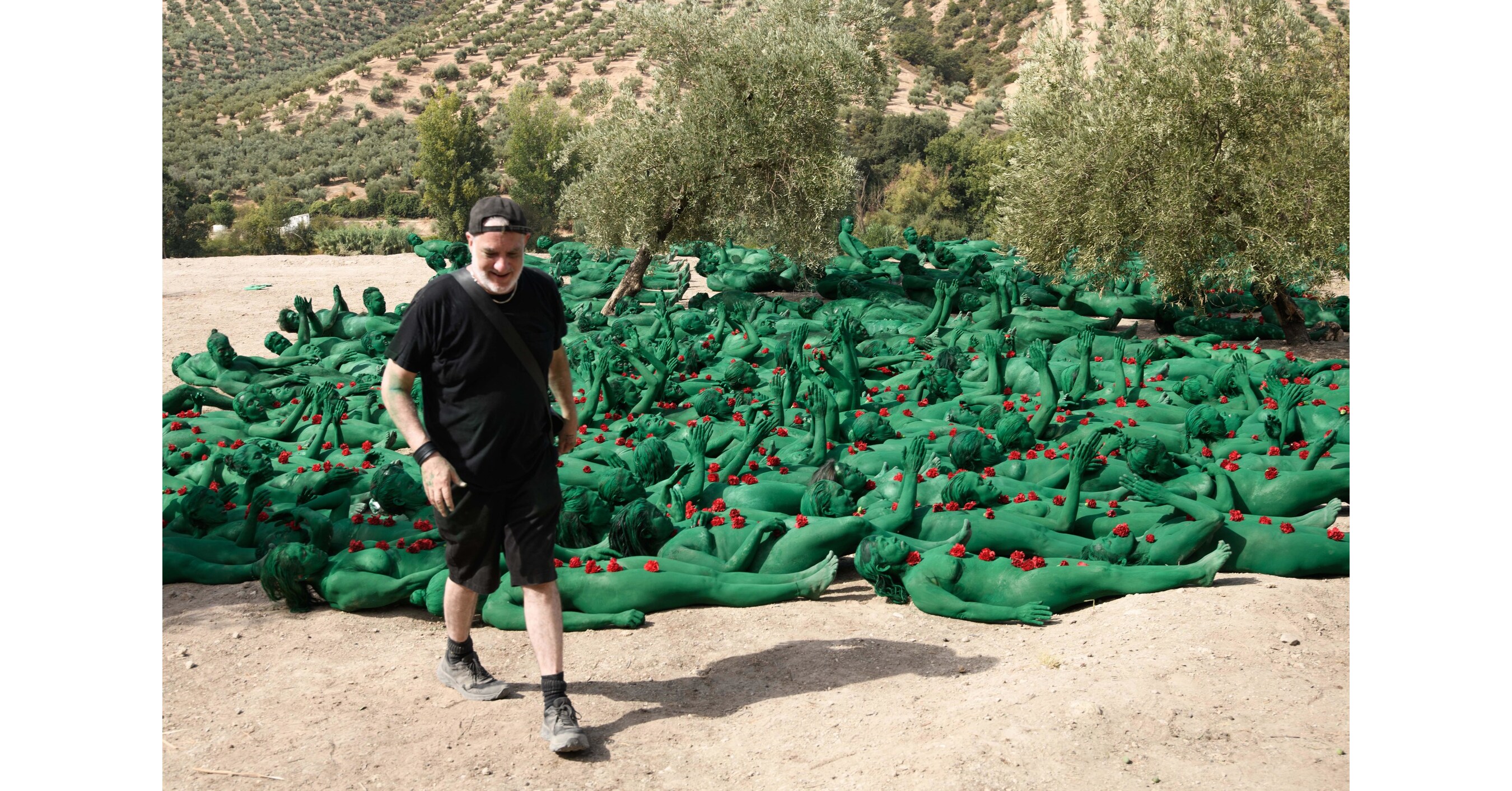 L'installation artistique de Spencer's Tunick « Retrato Alhambra 1925 ...