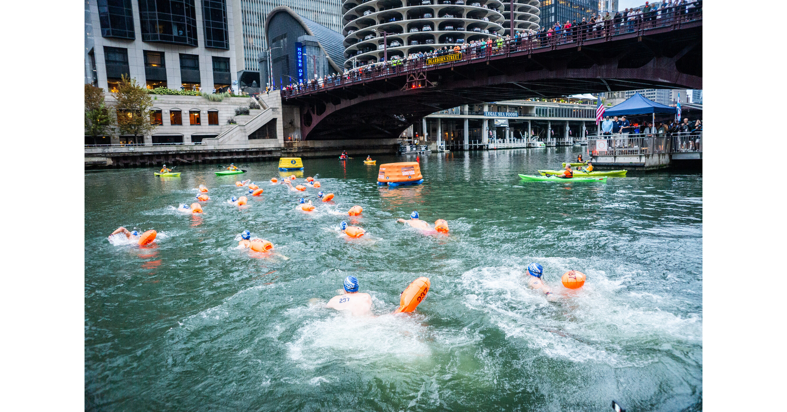 CHICAGO RIVER SWIM MAKES HISTORIC RETURN AFTER NEARLY A CENTURY