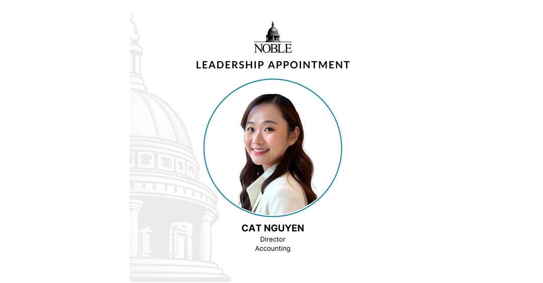 Noble Hires Cat Nguyen as Director of Accounting