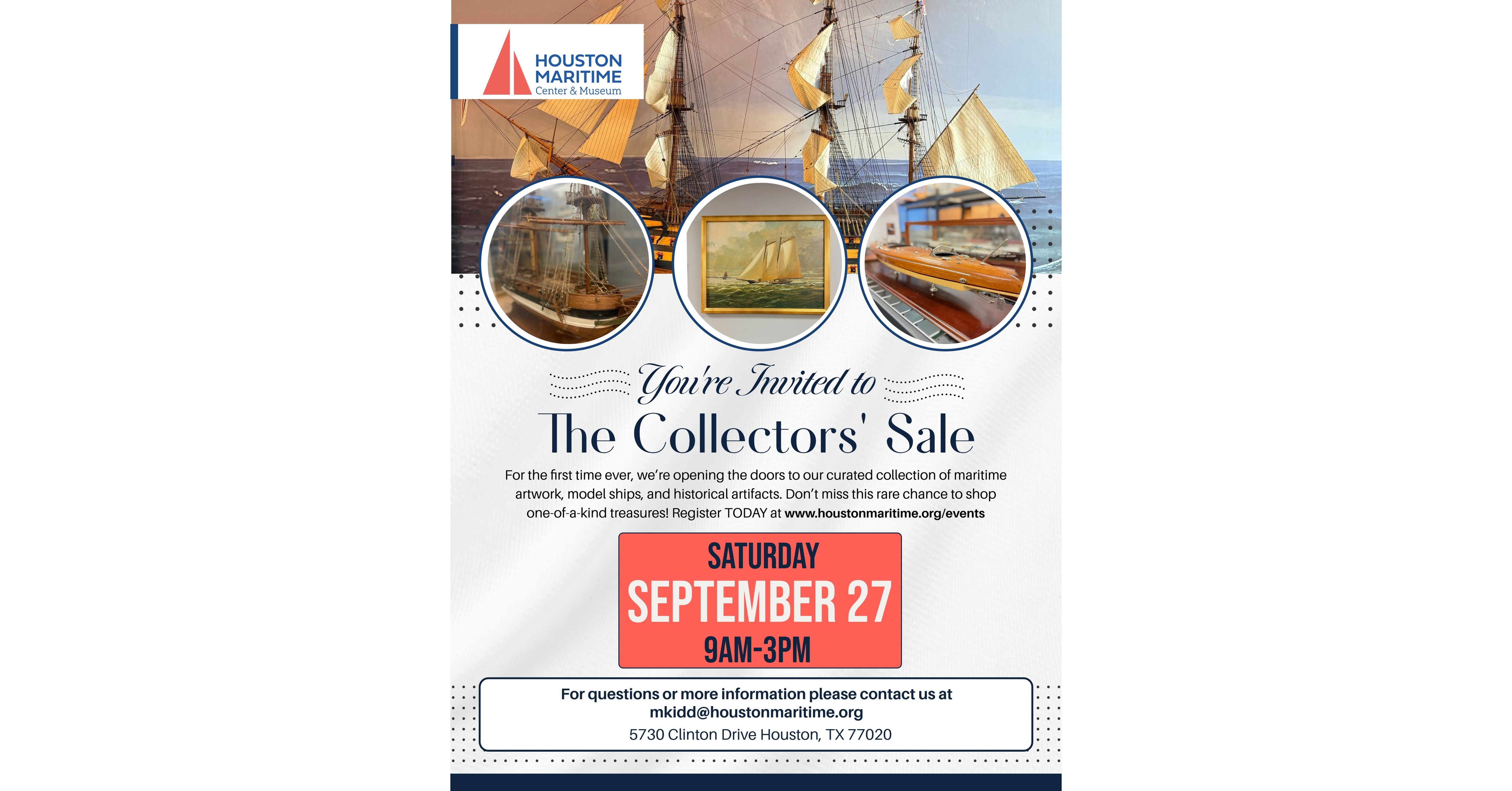 Houston Maritime Center & Museum Announces Major Collectors' Sale of ...