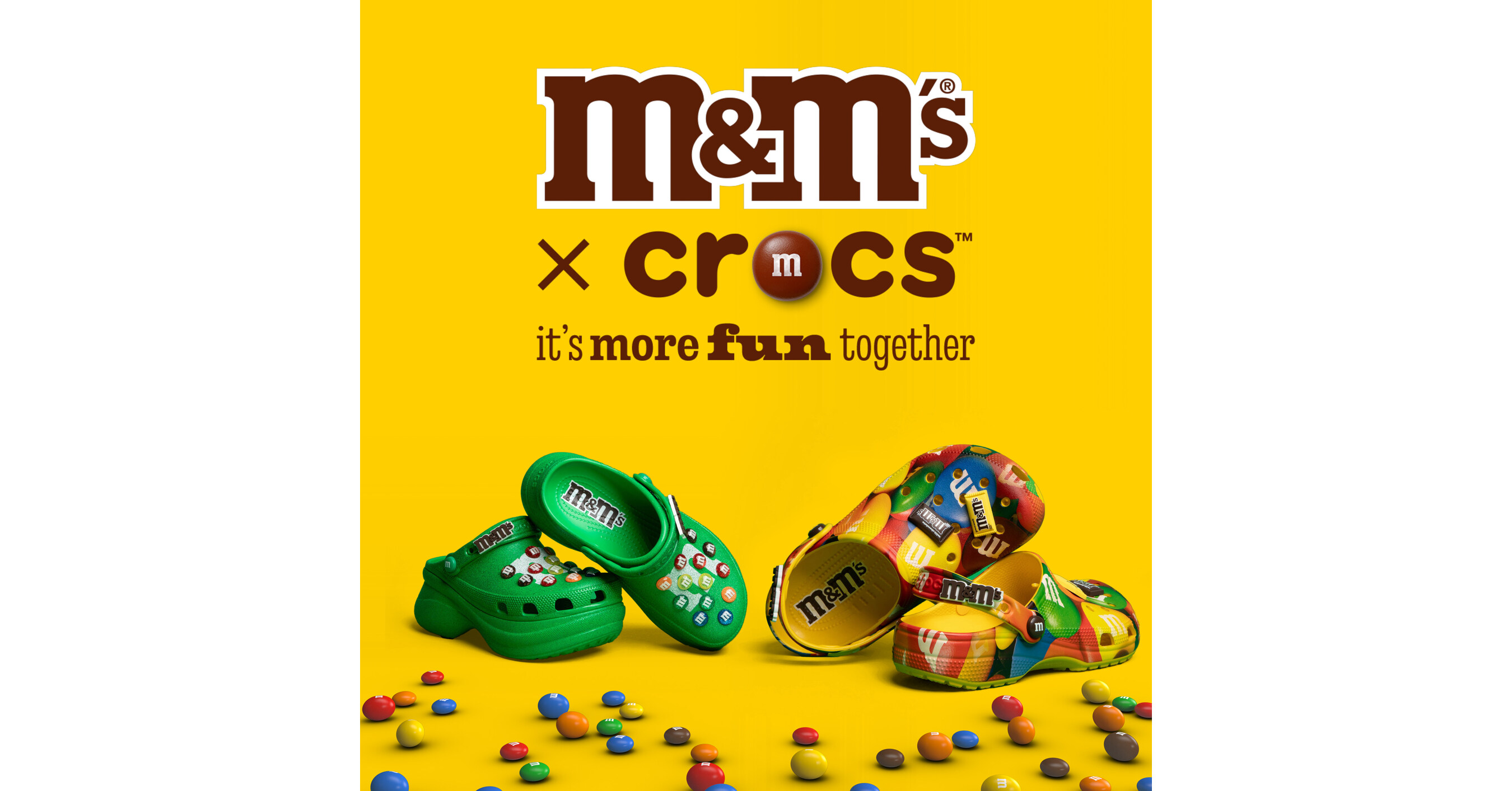 M&M'S® and Crocs Unveil Limited-Edition Collection: A Playful Fusion of ...
