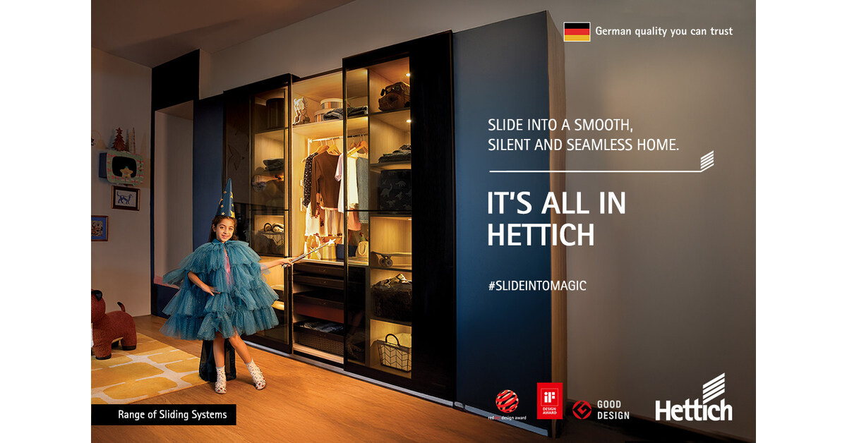 Hettich Unveils Campaign Highlighting its Range of Sliding Solutions