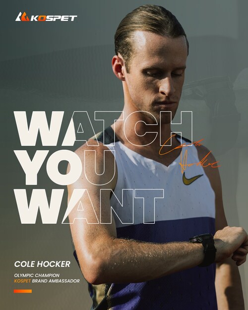 KOSPET Announces Olympic Champion Cole Hocker as Brand Ambassador Ahead ...