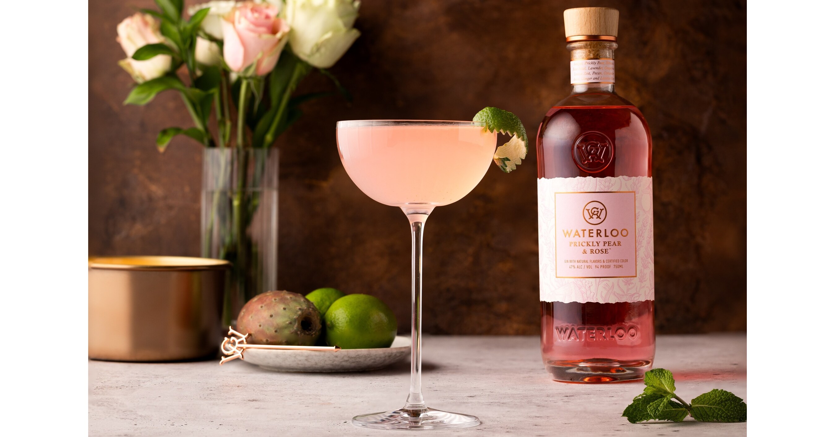 Waterloo Gin Company Debuts Prickly Pear & Rose Gin -- A Bold ...
