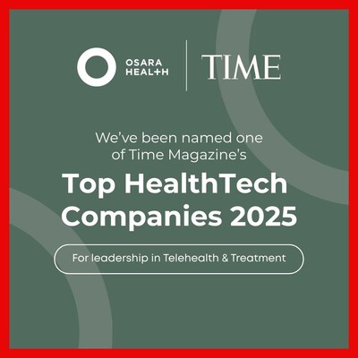 Osara Health Named to TIME's List of World's Top HealthTech Companies ...
