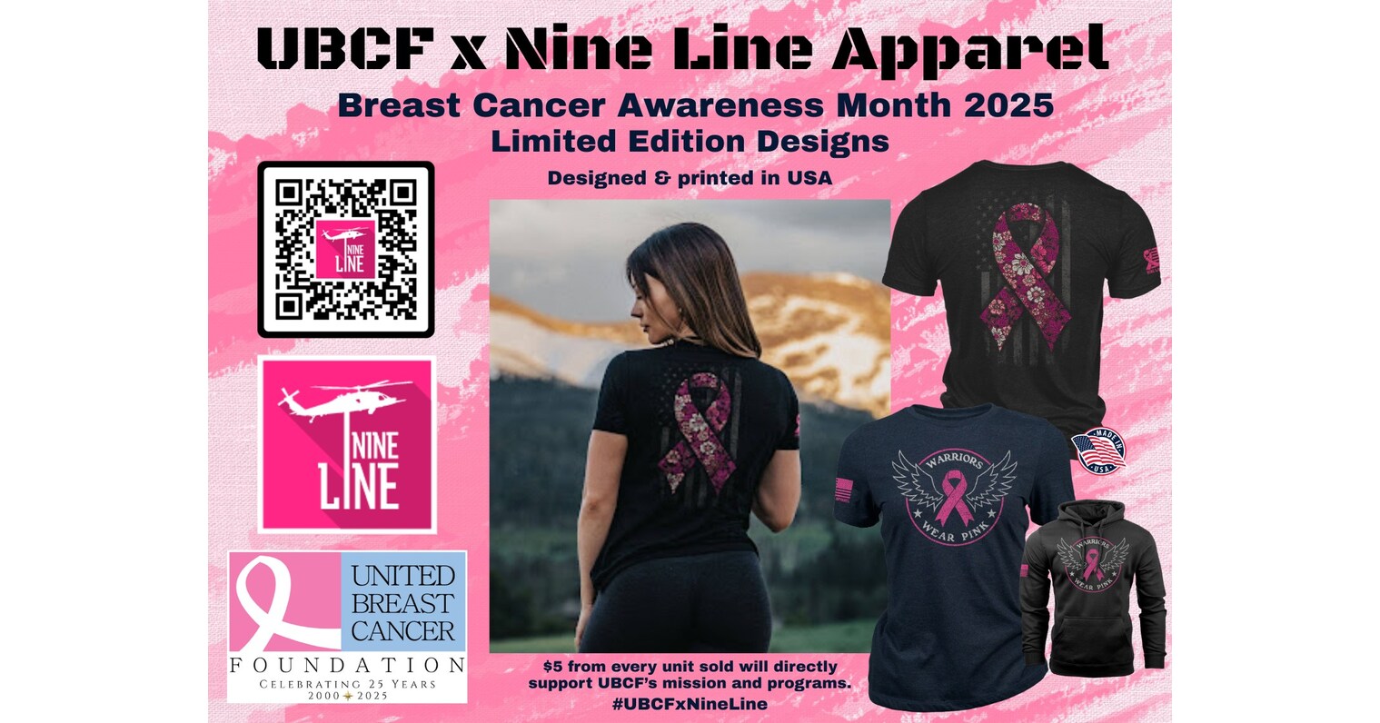 United Breast Cancer Foundation Re-Ignites Collaboration with Nine Line ...