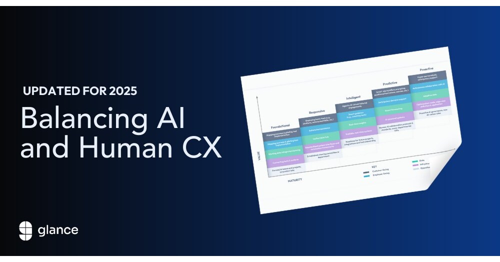 Glance Unveils 2025 CX Maturity Model on Human + AI Collaboration in ...