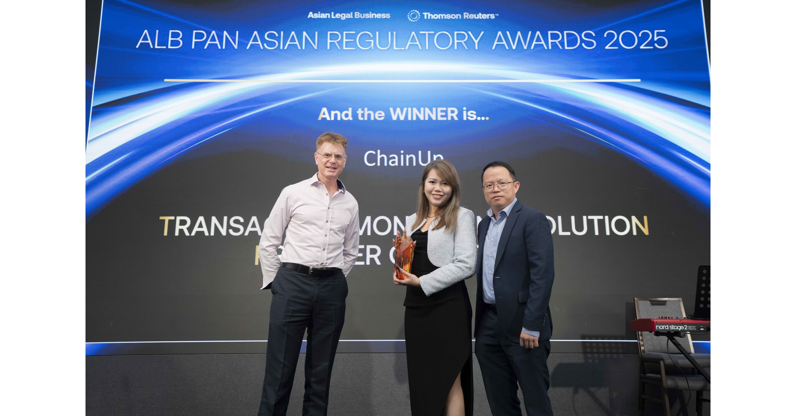 ChainUp Wins Top Crypto Compliance Technology Honor at Thomson Reuters ...