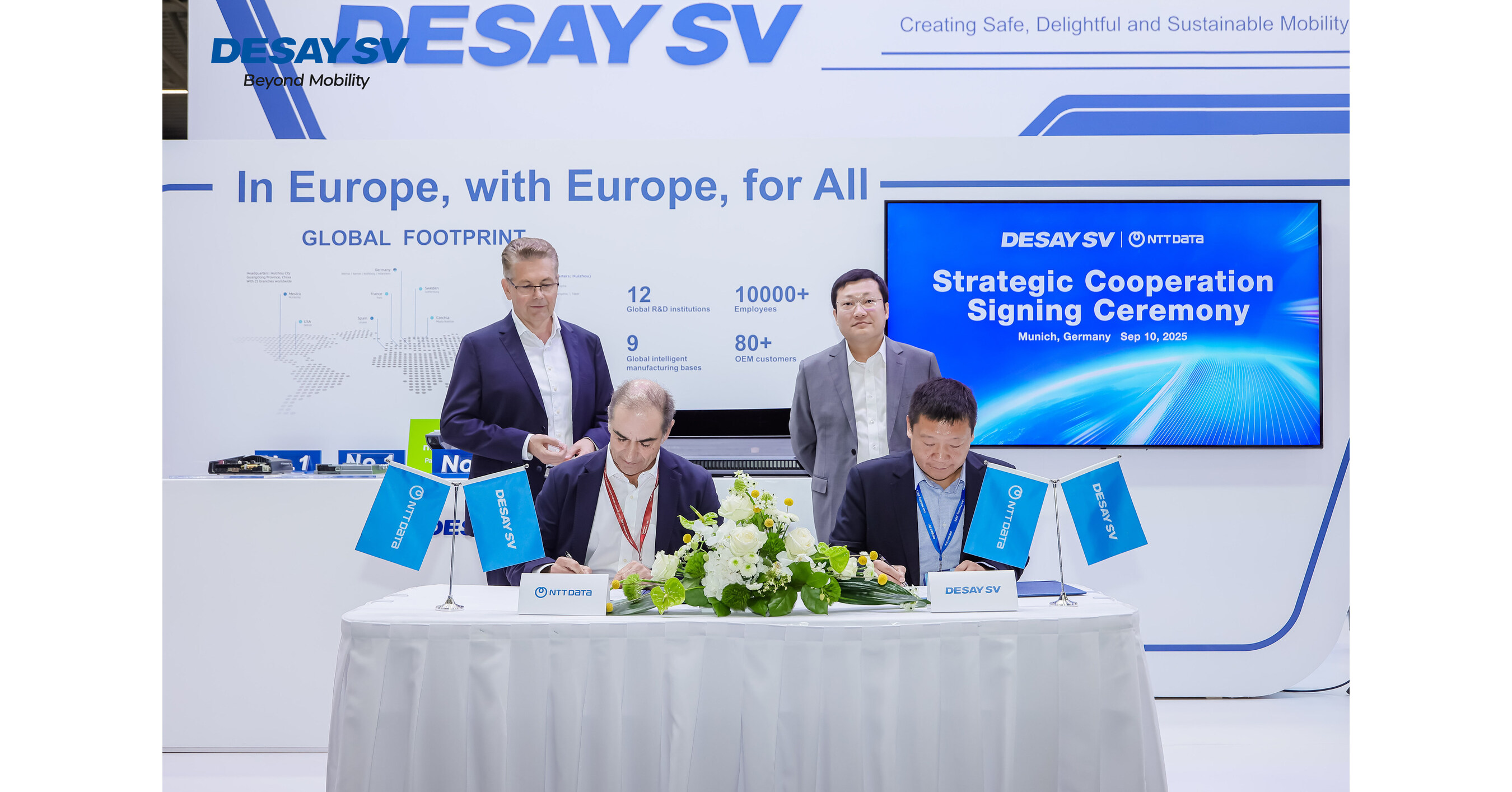 Desay SV and NTT DATA create next-generation SDV platform
