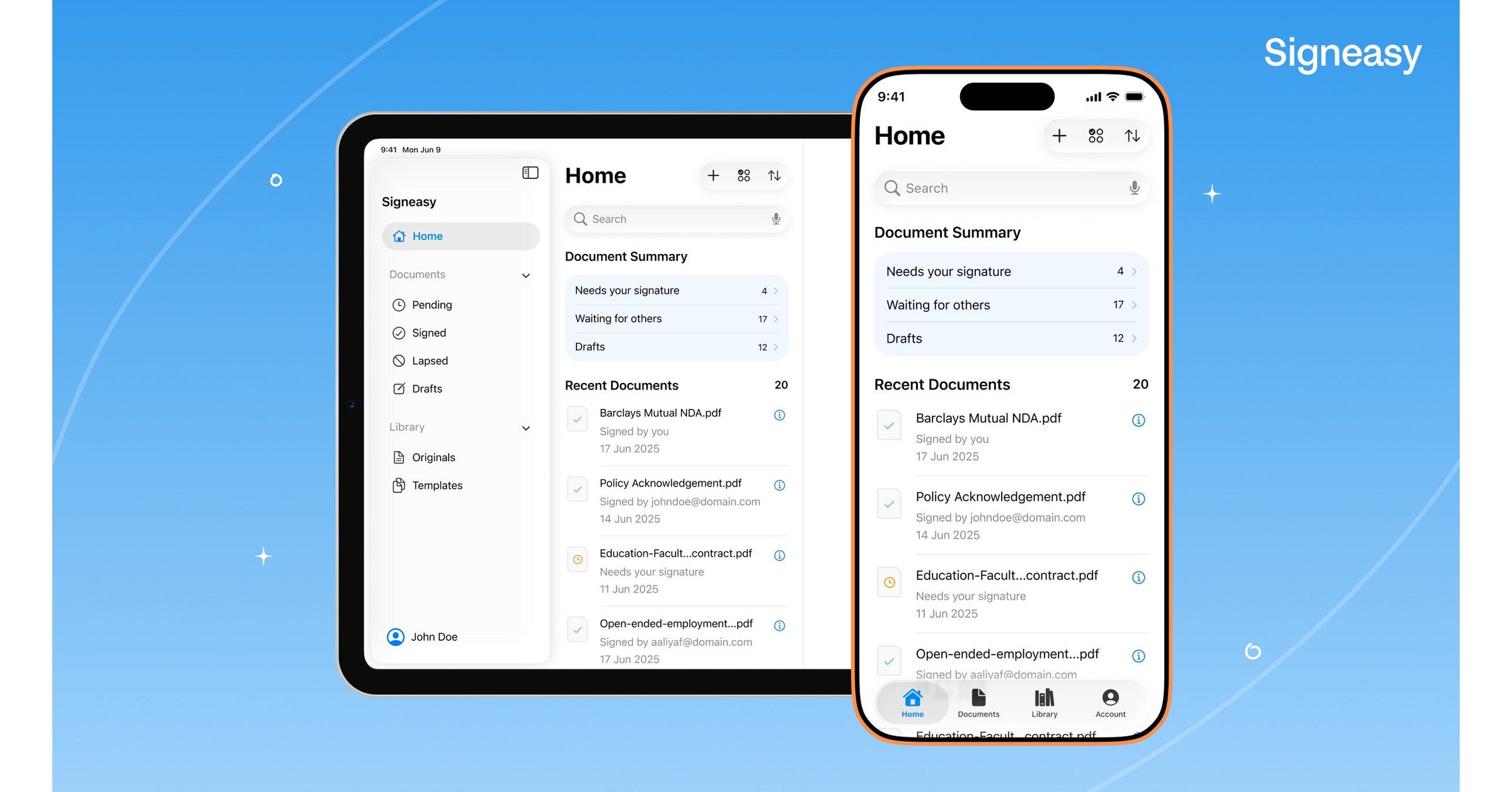 Signeasy Unveils iOS 26 Update with Apple Intelligence