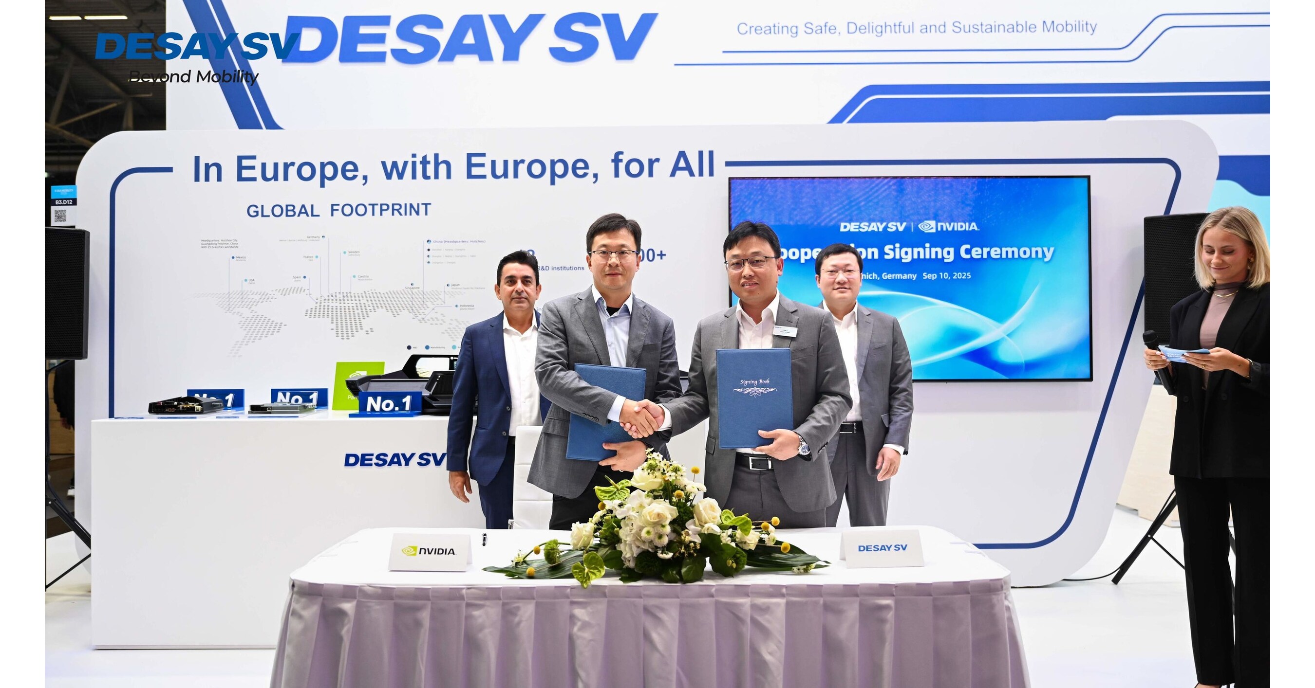 Desay SV、NVIDIAアクセラレーテッド・コンピューティングを基盤とするインテリジェント・ドライビング・ソリューションを海外市場へ展開