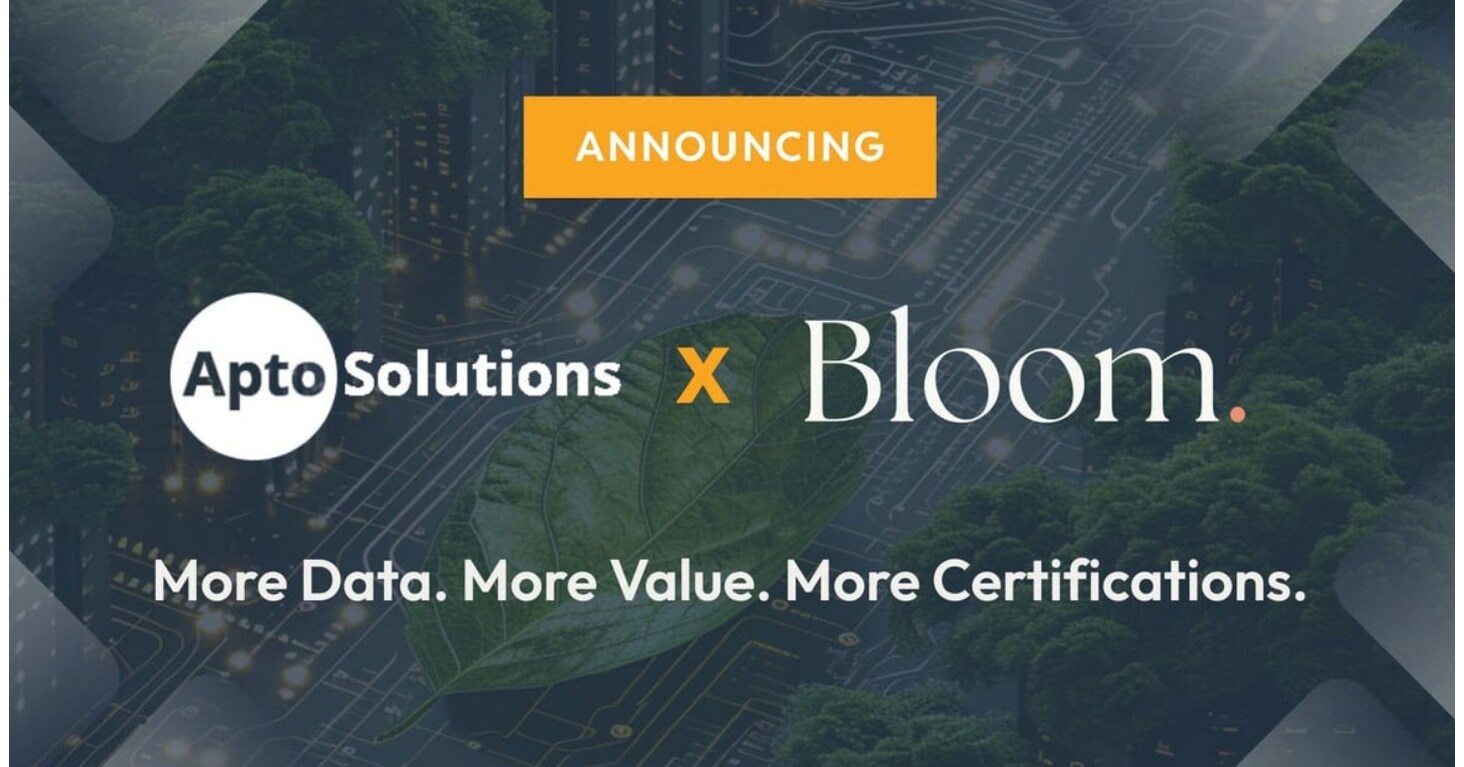 Apto Solutions Partners with Bloom ESG to Deliver Next-Generation Environmental Impact Reporting