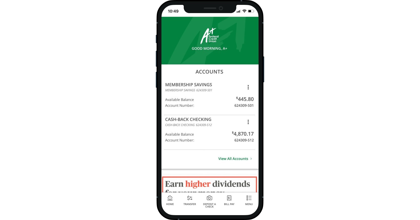 A+ Federal Credit Union Recognized for Best Mobile Banking App in North ...