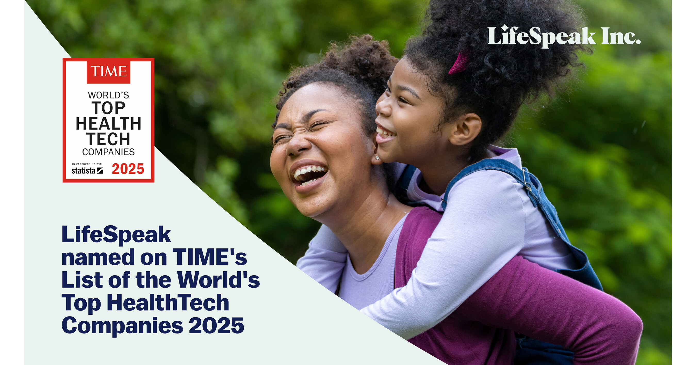 LifeSpeak Inc. Named to TIME's List of World's Top HealthTech Companies ...