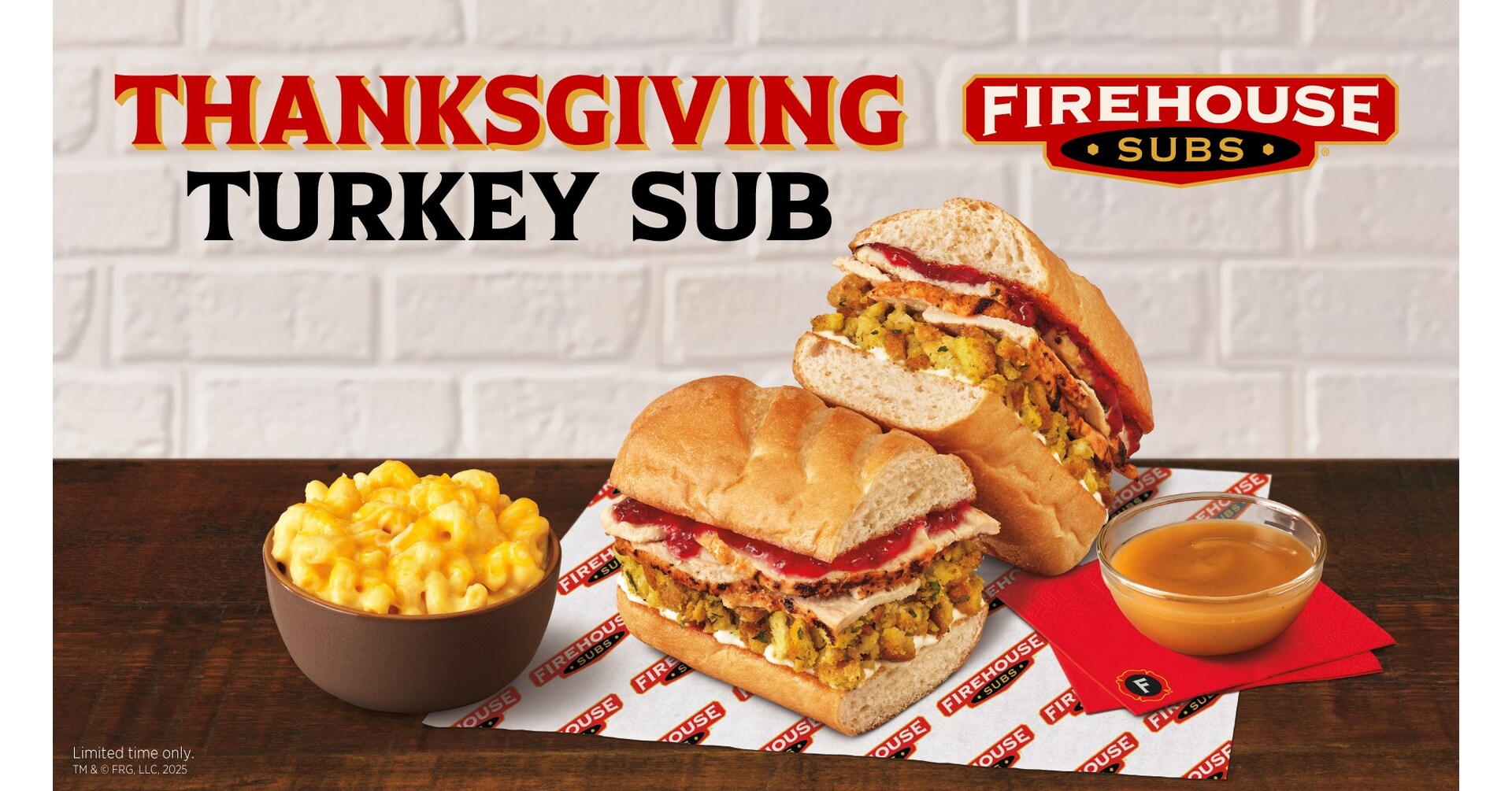 Firehouse Subs® Brings Back Fan-Favorite Thanksgiving Turkey Sub with ...
