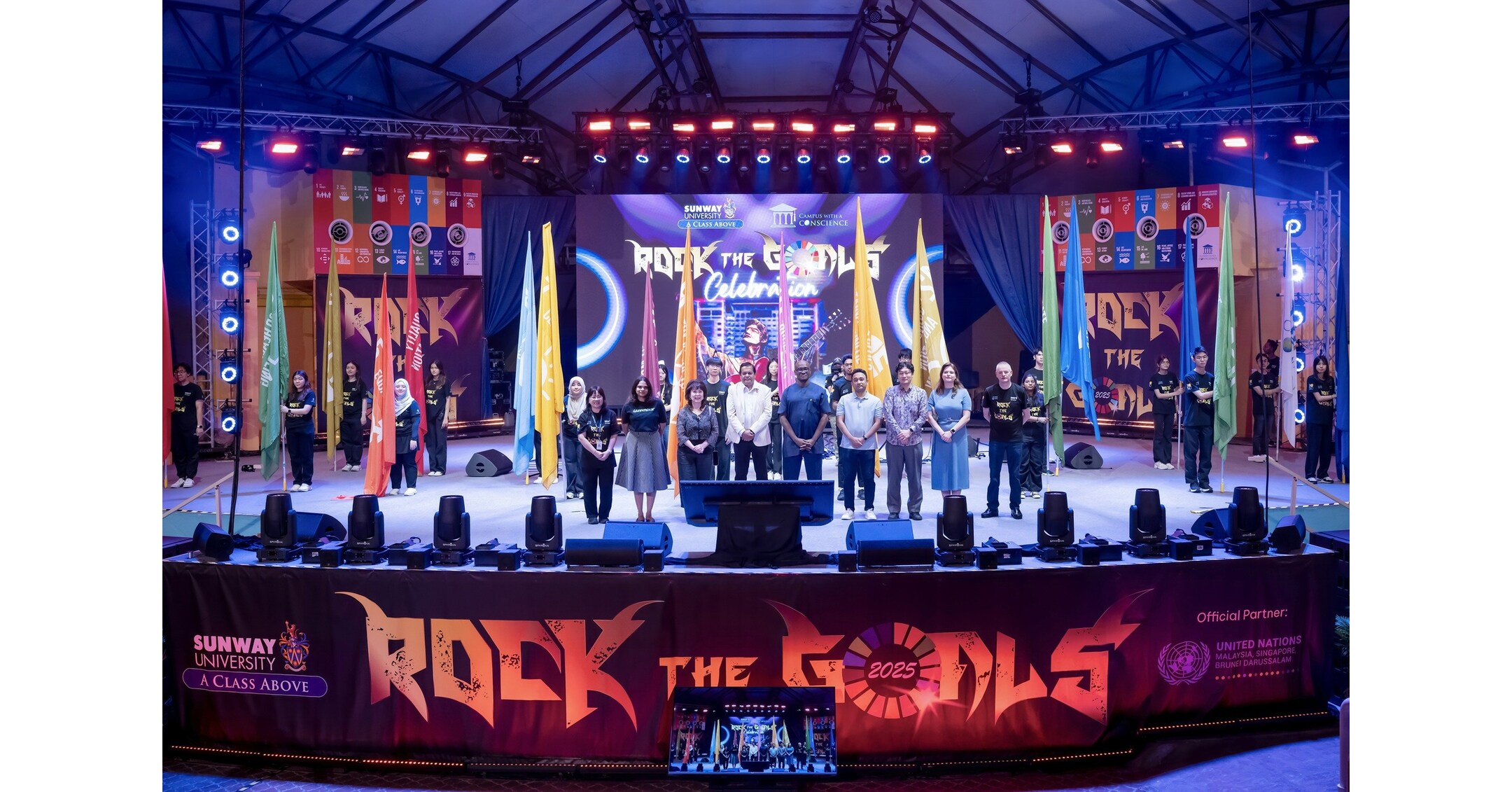 United Nations Rock the Goals in Malaysia