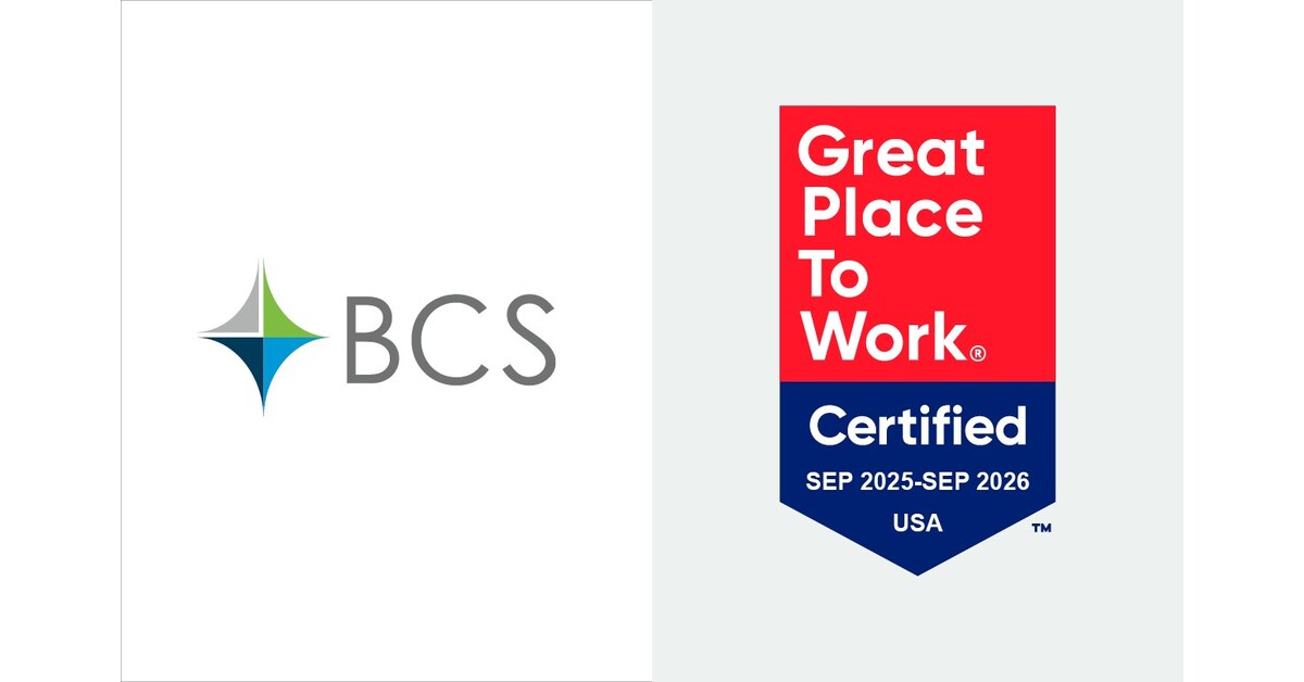 BCS Financial Earns Great Place to Work Certification™