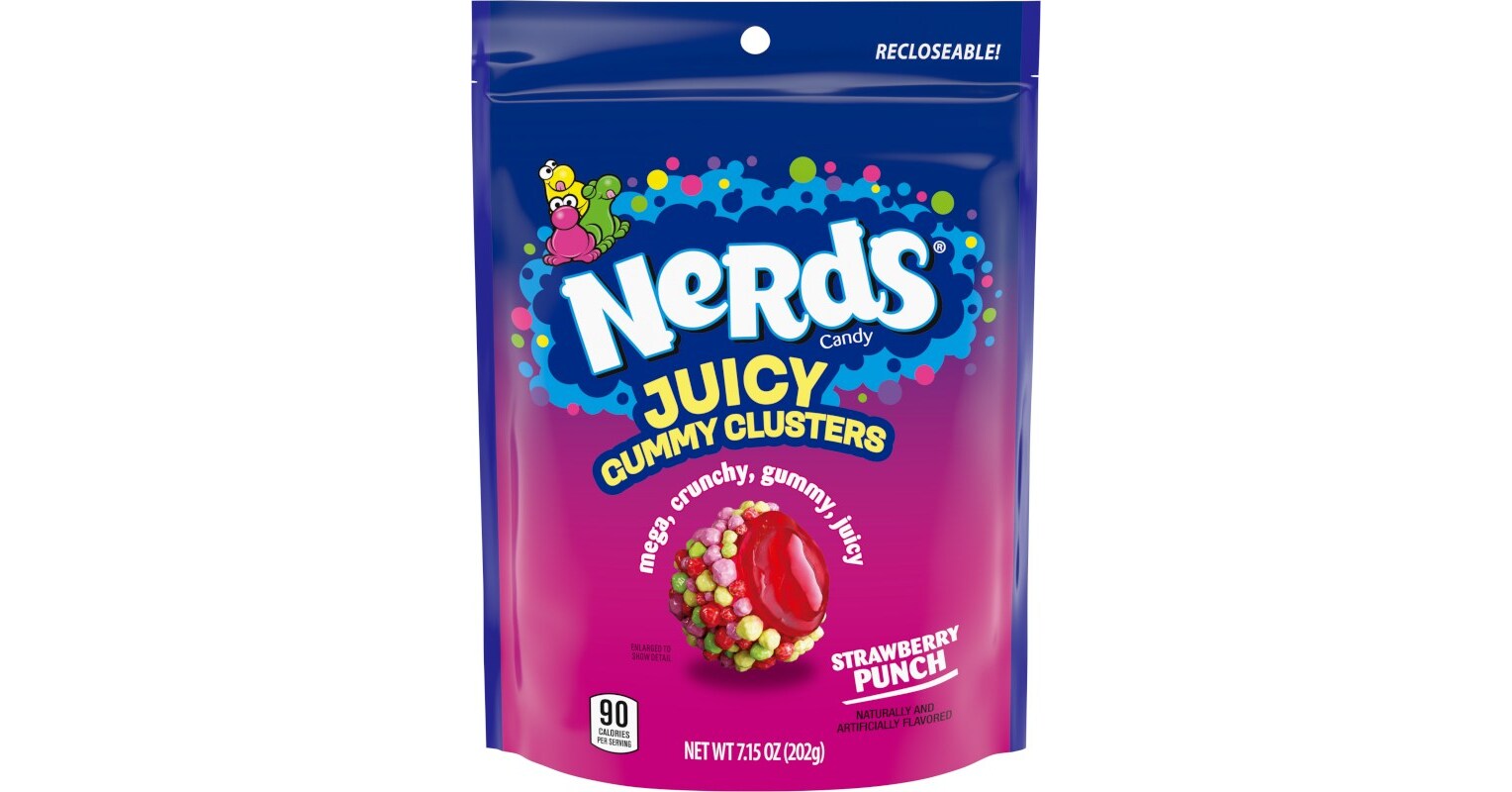 Juicy News: NERDS® Unveils Mega Innovation with New NERDS Juicy Gummy Clusters™