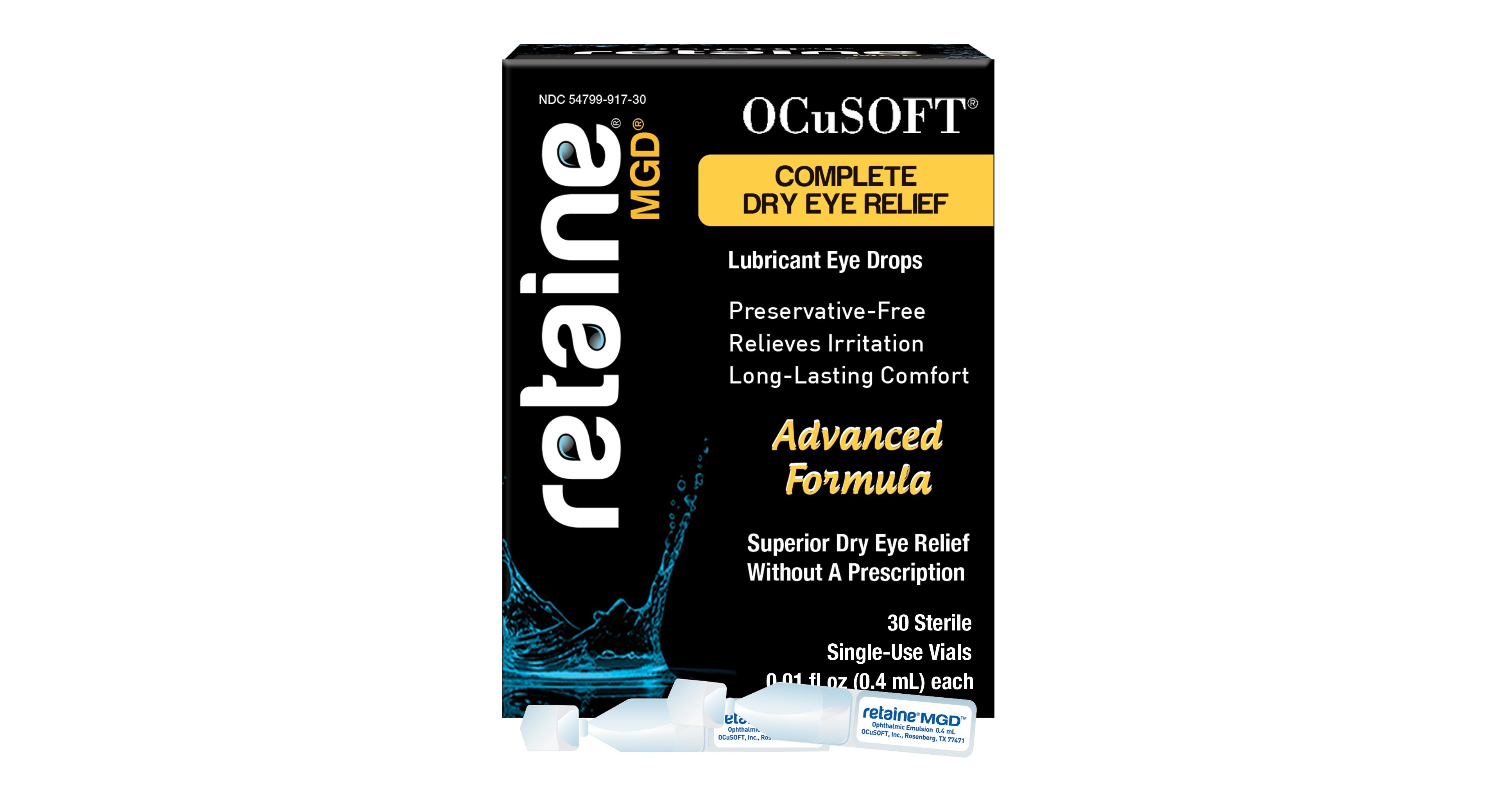 OCuSOFT Inc. Issues Clarification on Retaine® MGD™ Availability