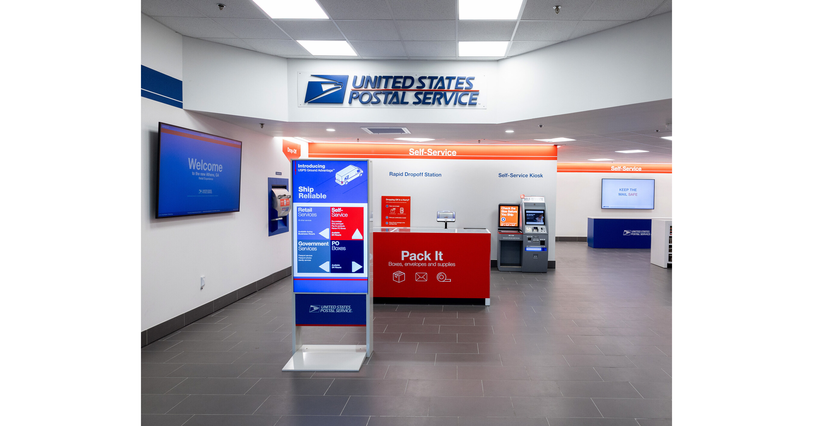 Postal Service Modernizes Lobbies to Enhance Customer Experience