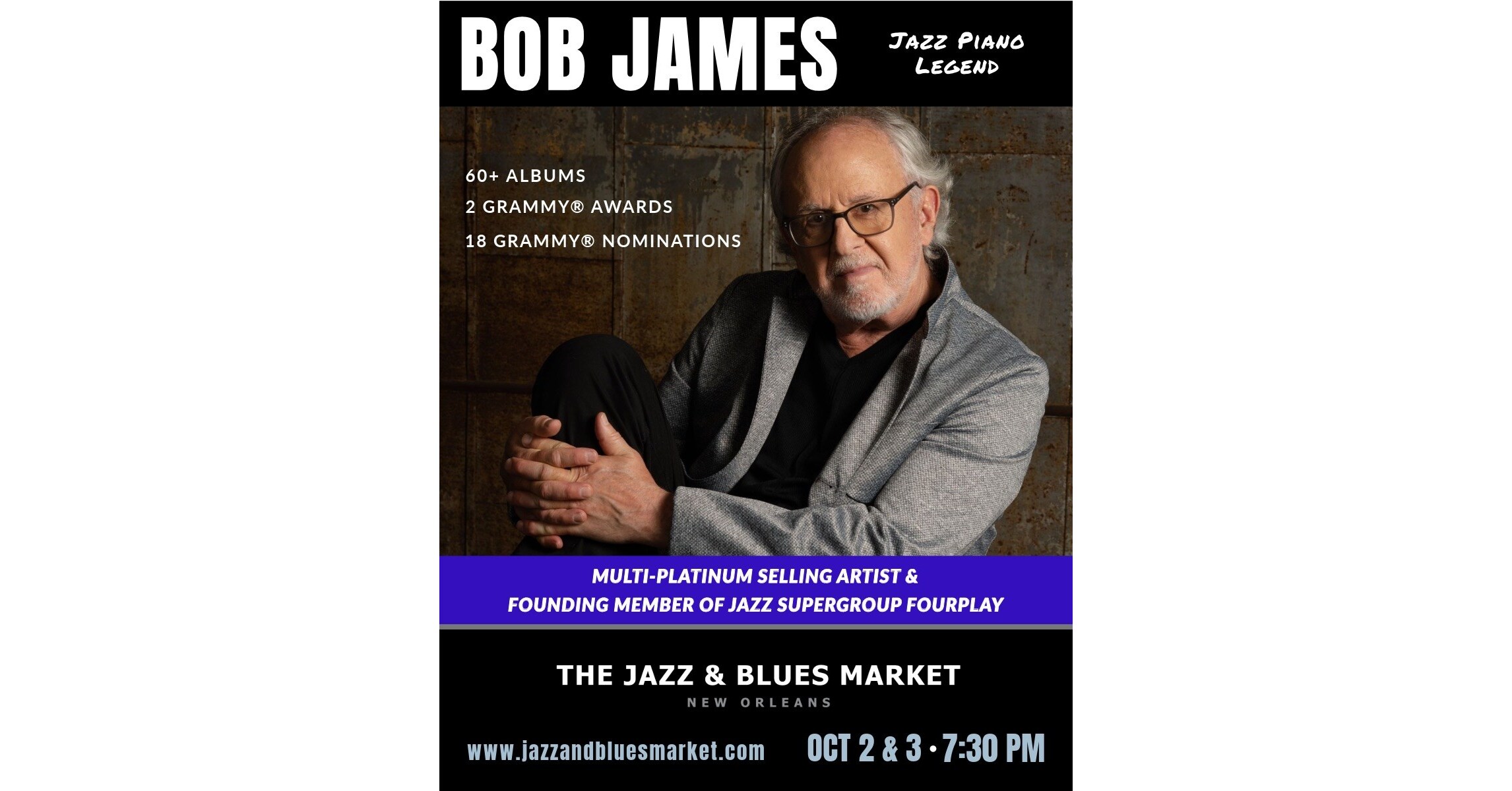 New Orleans Jazz & Blues Market Features Multi-Platinum Selling, 2x ...