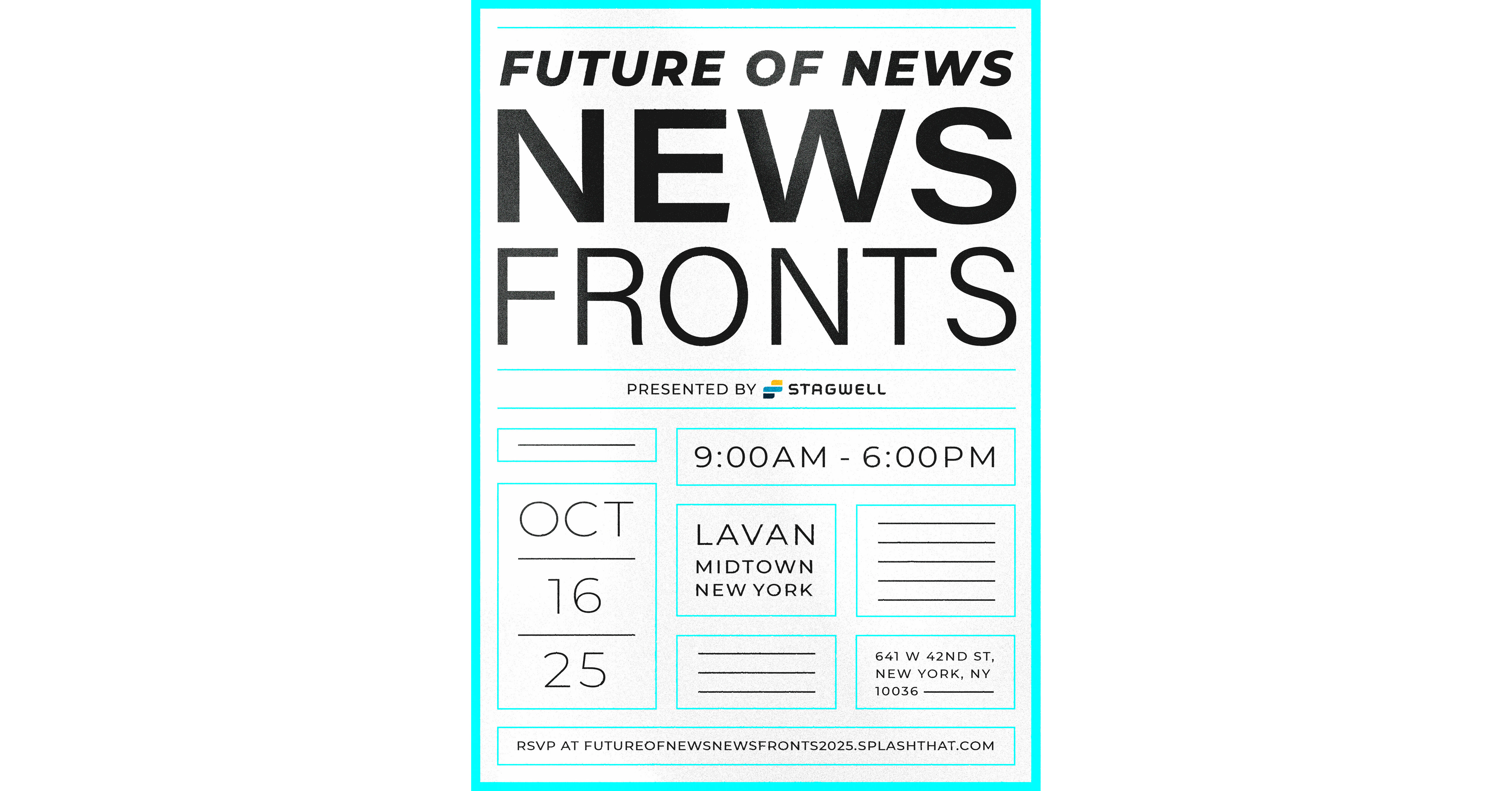 Stagwell (STGW) to Host Inaugural NewsFronts on October 16 in New York
