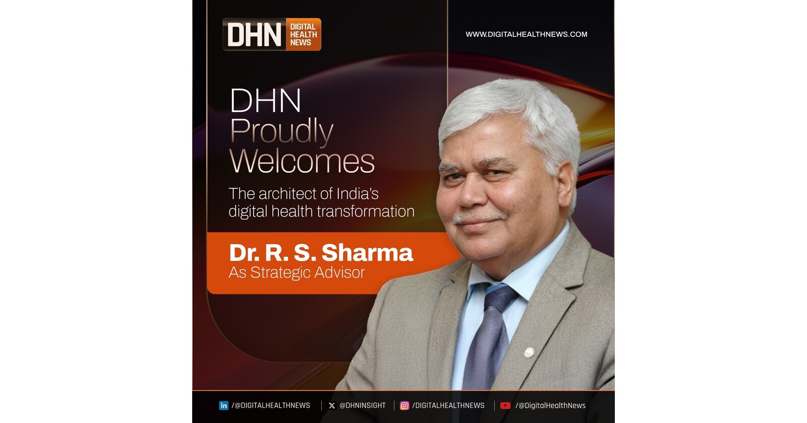 Digital Health News Welcomes Dr. R. S. Sharma, Former NHA CEO and ...