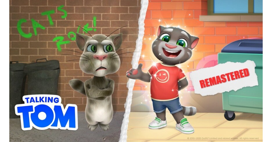 Outfit 7 - Talking Tom Cat Remaster: The OG Returns with Fresh Moves ...