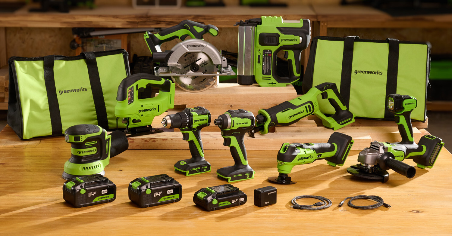 Greenworks Debuts World's Largest 24V Collection, Bringing the Next Generation of Power Tools