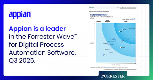 Appian Named a Leader in Digital Process Automation Software Report by ...