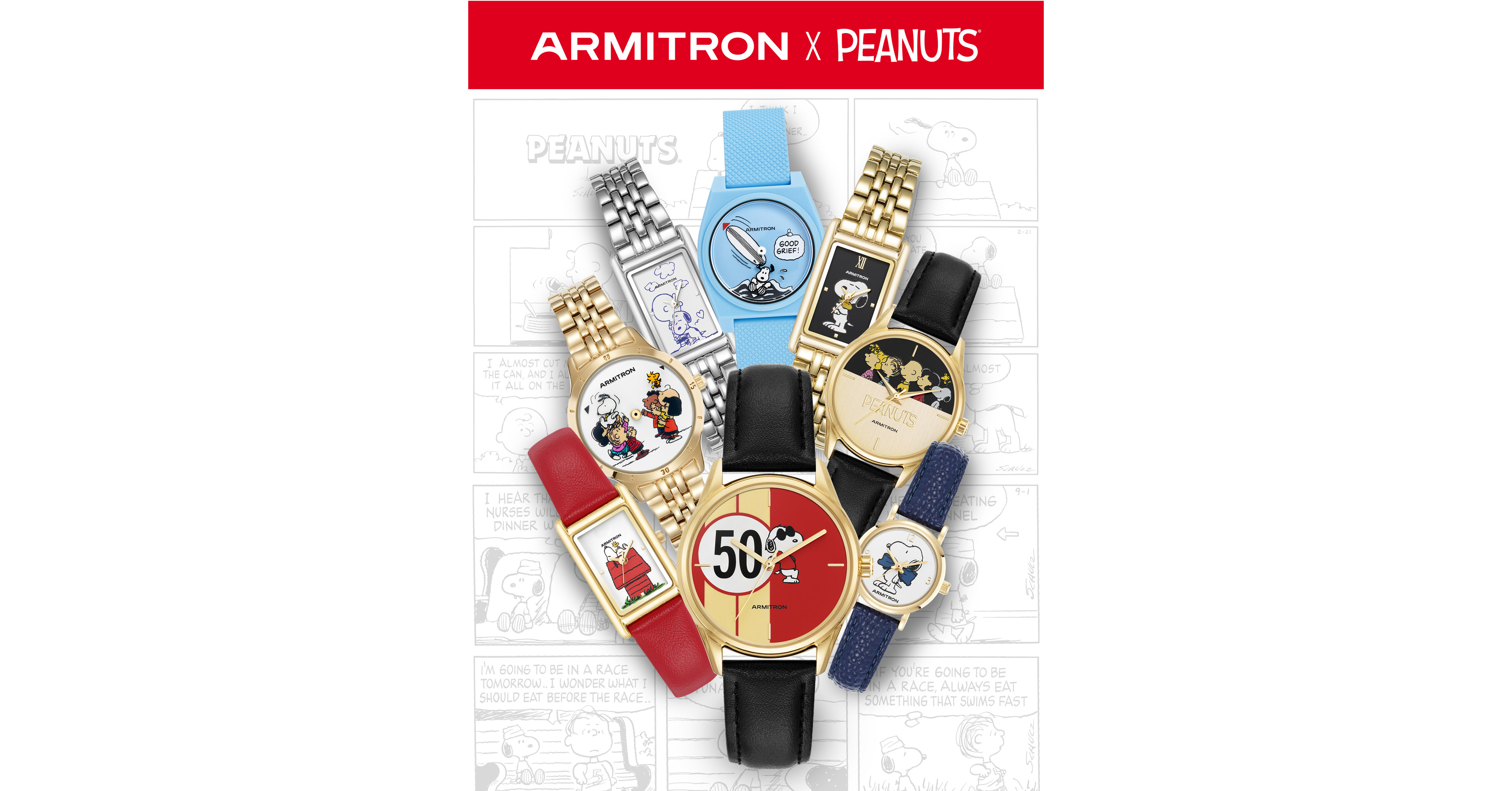 Armitron x Peanuts Unites for 50th Golden and 75th Diamond ...