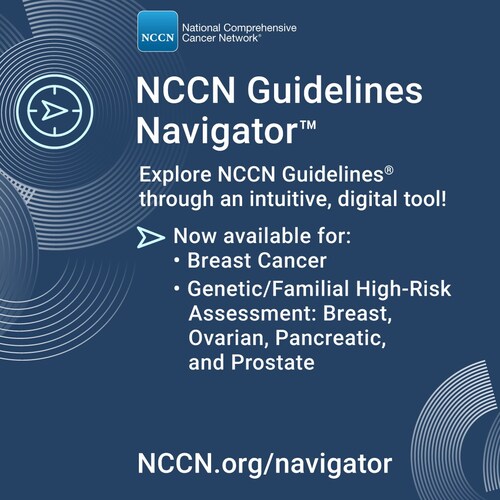 NCCN Guidelines Navigator for Breast Cancer Genetic Testing and ...
