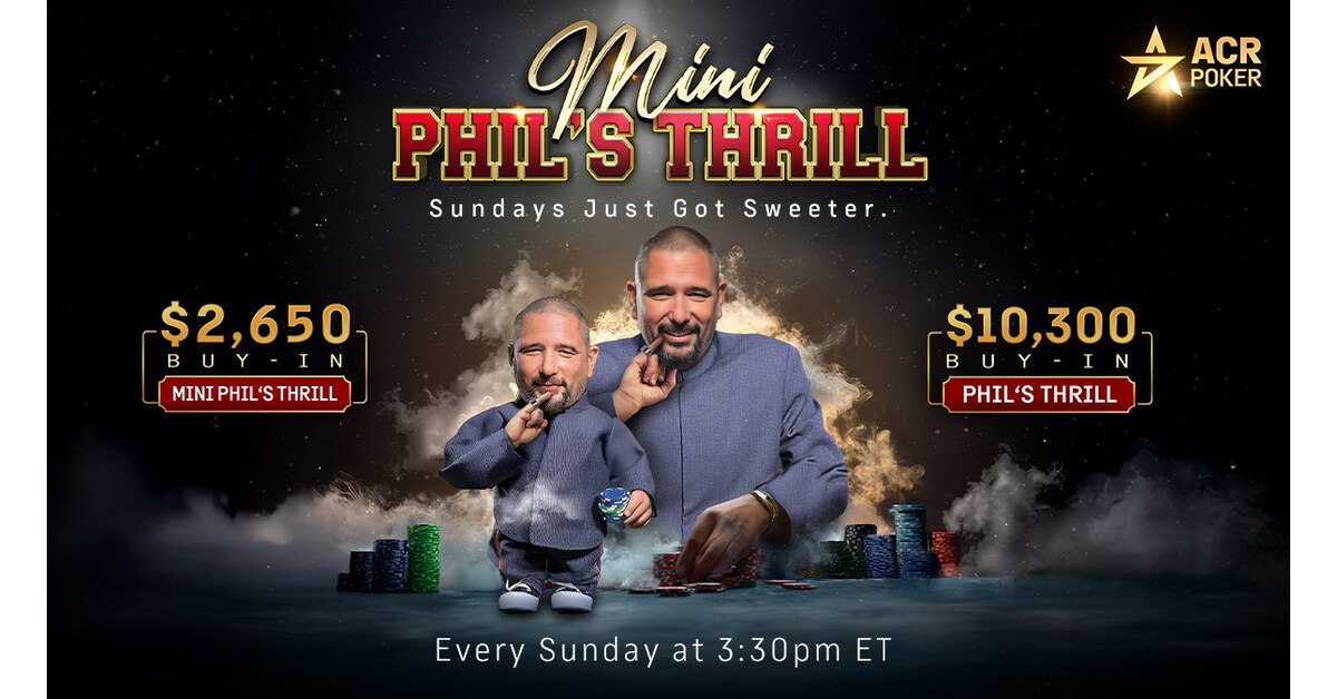 New $2,650 Mini Phil's Thrill Tourney Added to ACR Poker's High-Stakes ...