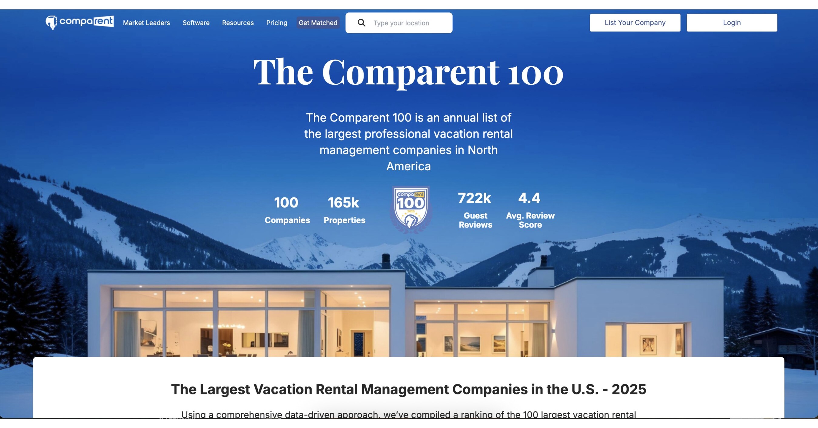 Comparent Launches "The Comparent 100", the First-Ever Annual Ranking ...