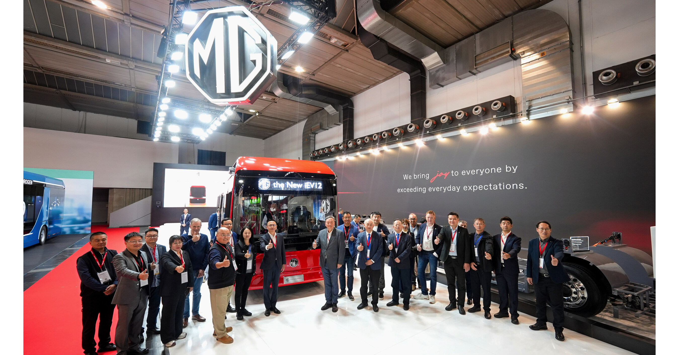 MG COMMERCIAL fait ses débuts au salon BusWorld de Bruxelles avec le ...