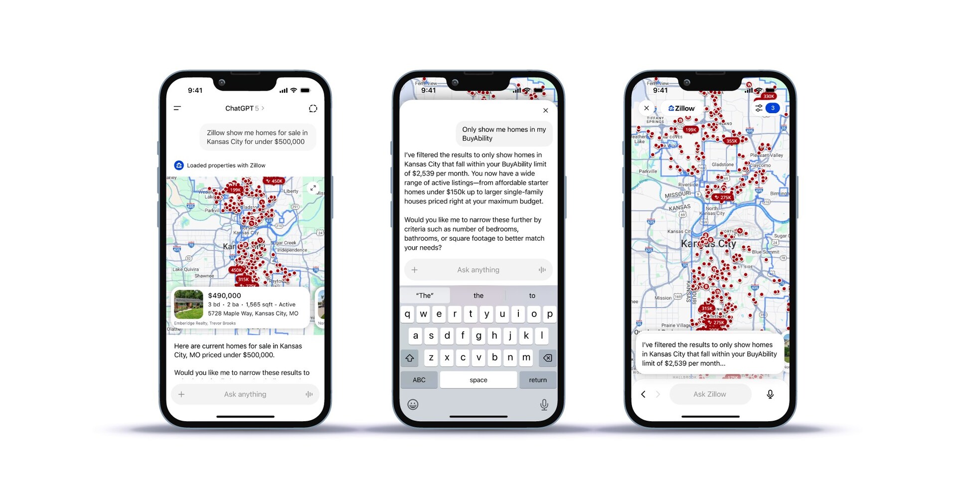 Zillow debuts the only real estate app in ChatGPT